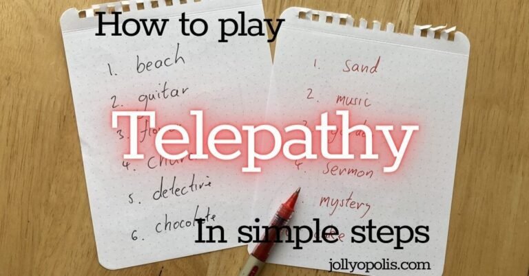 How to Play Telepathy: A Party Game About Guessing Your Partner’s Words ...